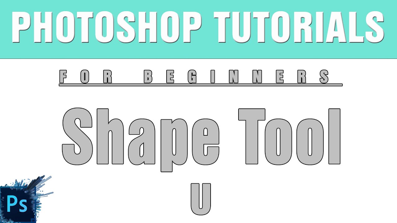 How to use Shape Tool in Photoshop - Photoshop Tutorials - YouTube