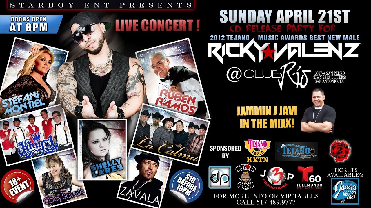 Ricky Valenz Album Release Party - YouTube