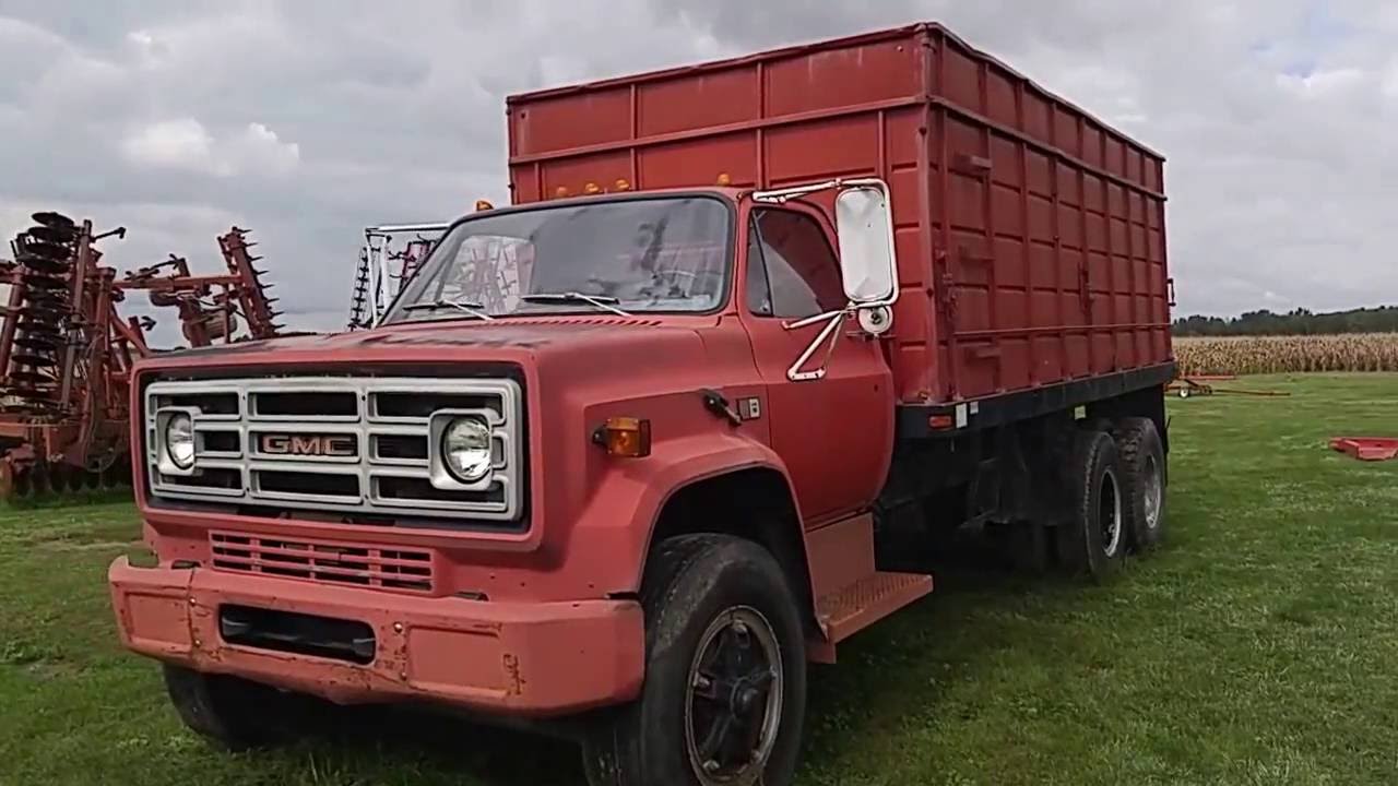 BigIron Auctions 1980 GMC 7000 Grain Truck - YouTube