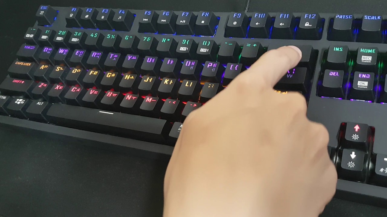 abko hacker k660 타건 영상 - YouTube