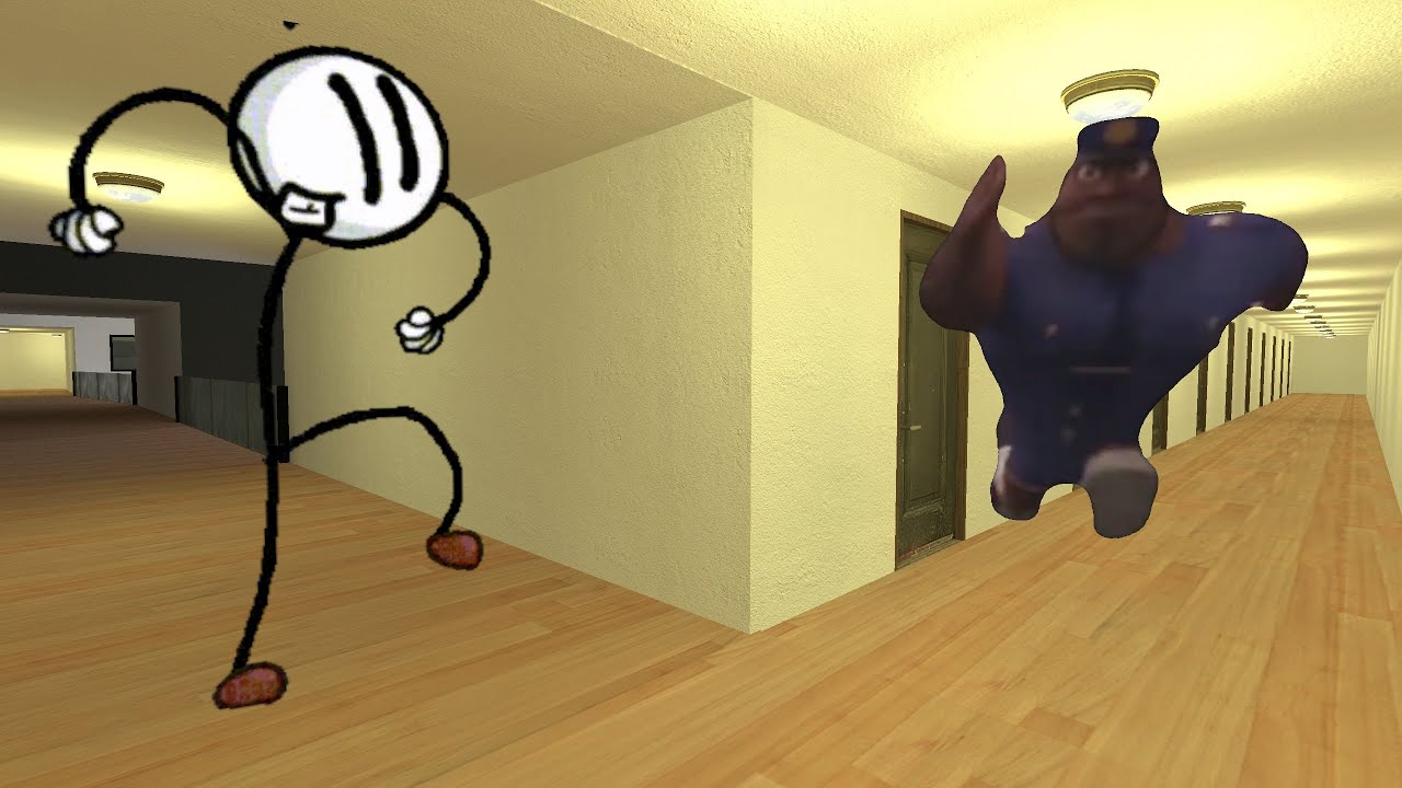 Henry Stickmin And Officer Earl Nextbot Gmod - YouTube