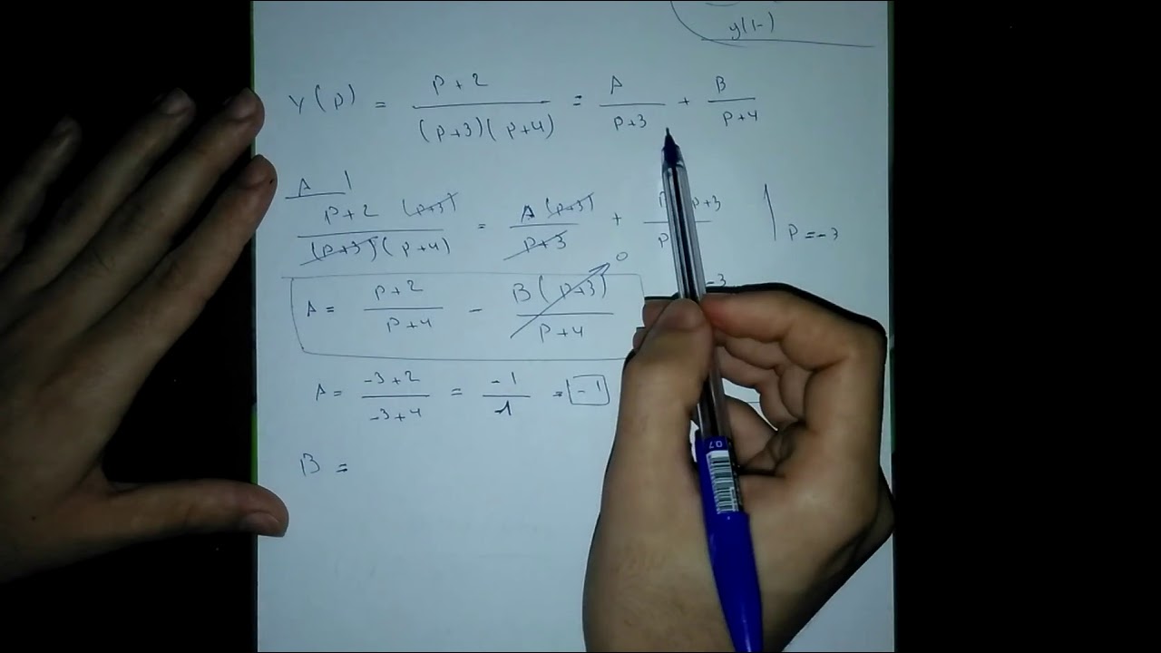 الدرس 8 : transformée de Laplace inverse exercice 1 شرح - YouTube