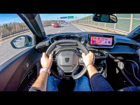 NEW Peugeot 2008 GT 2026 | 1.2 Hybrid 145 HP | POV Test Drive #2751 | Joe Black