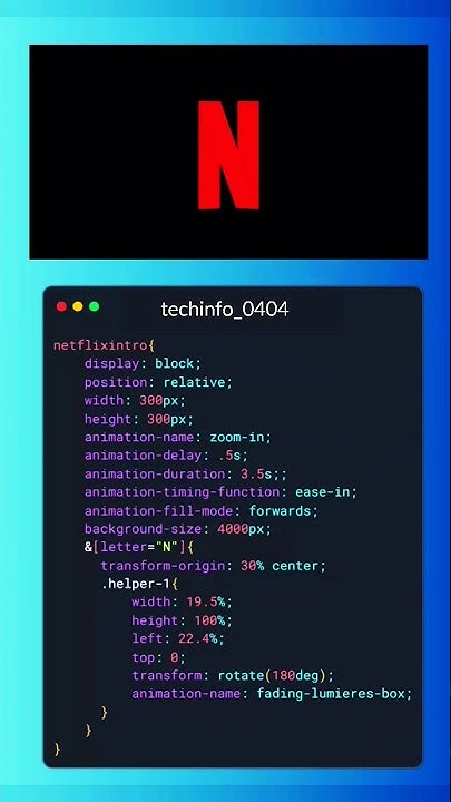 Netflix animation using only css and html #shorts #ytshorts #coding - YouTube