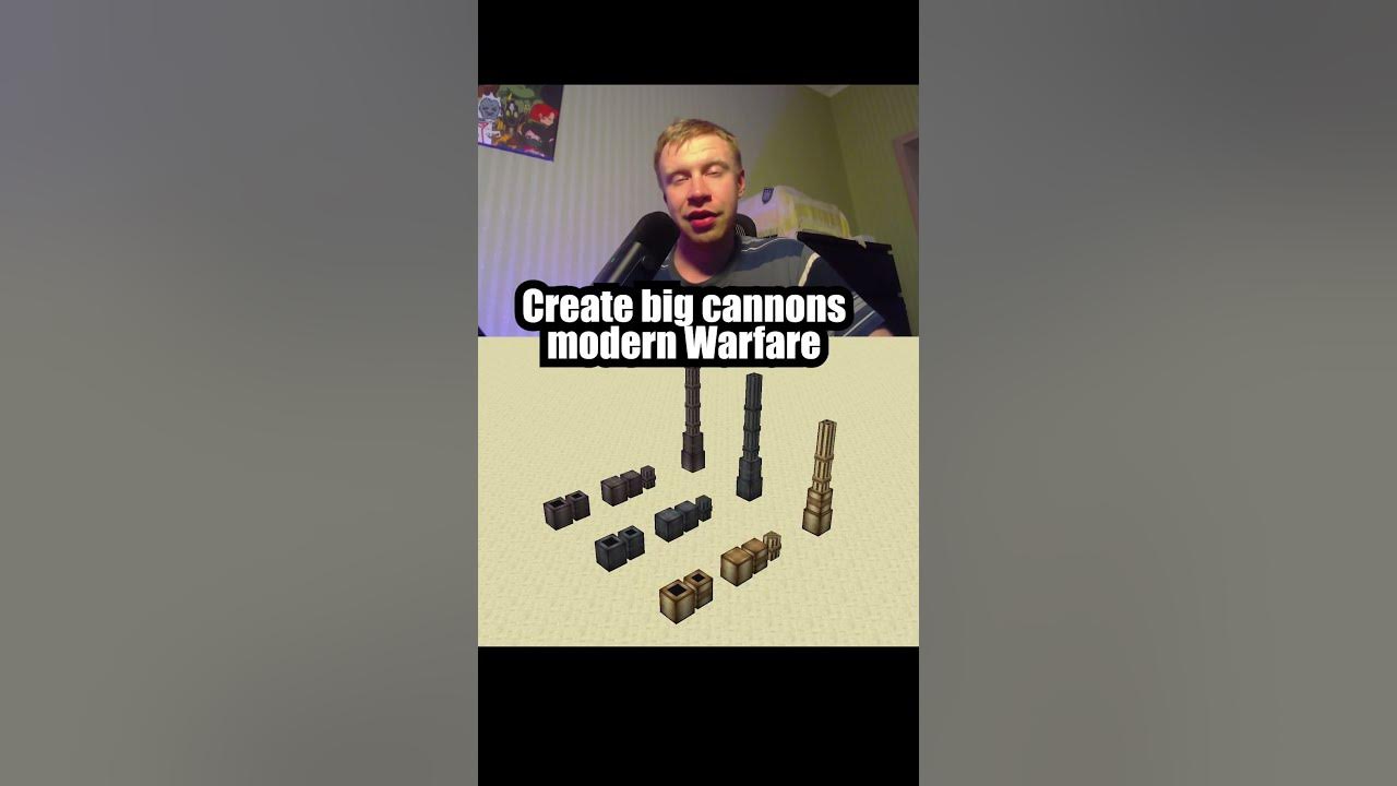 Create big cannons Modern Warfare review. Minecraft mods news - YouTube
