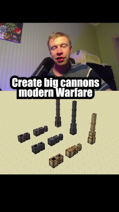 Create big cannons Modern Warfare review. Minecraft mods news - YouTube