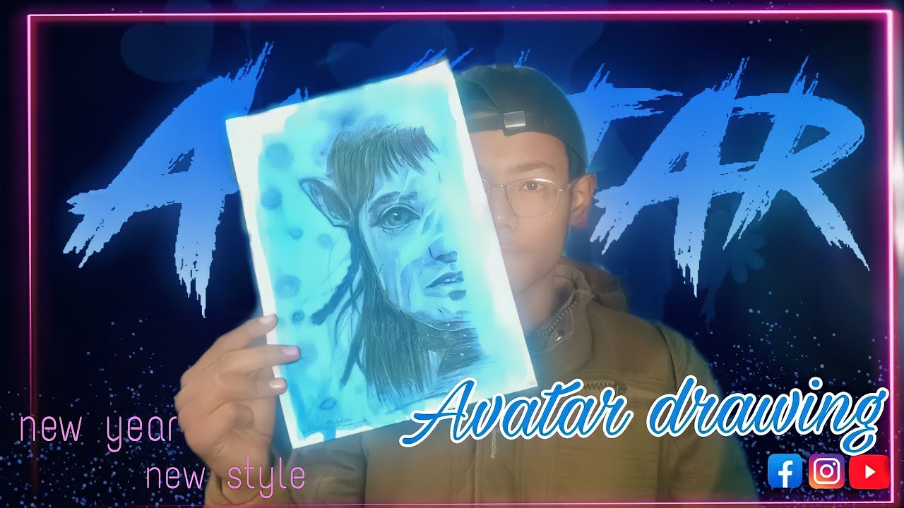 Avatar drawing 😤। Avatar movie character drawing 😍। #Avatar#drawing#art ...