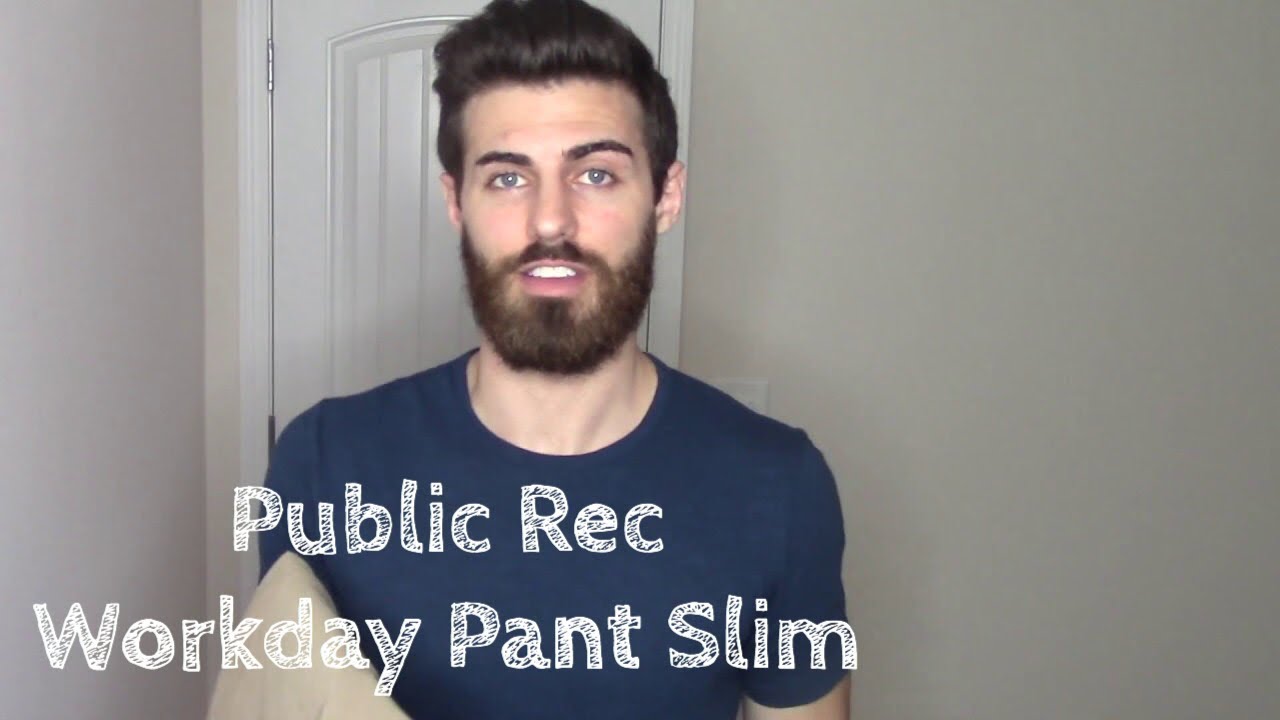 Public Rec Workday Pant Slim Review - YouTube