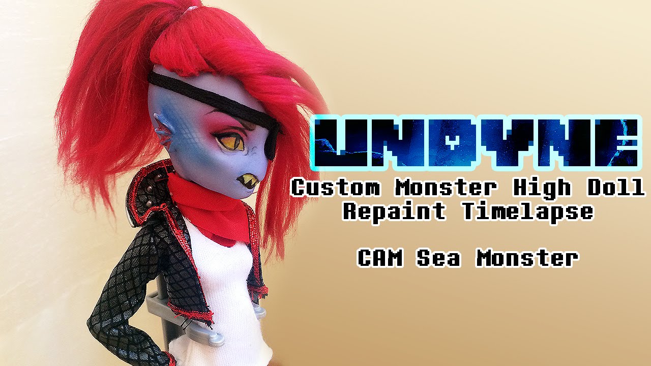 Undyne (Undertale) || Custom MH Repaint Timelapse - YouTube