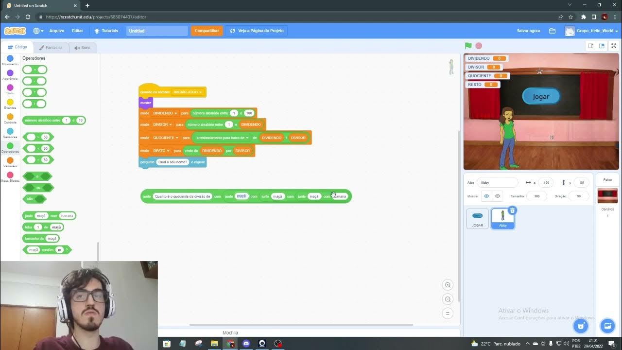 Aula 2 - Hello World - Scratch 3.0 - YouTube