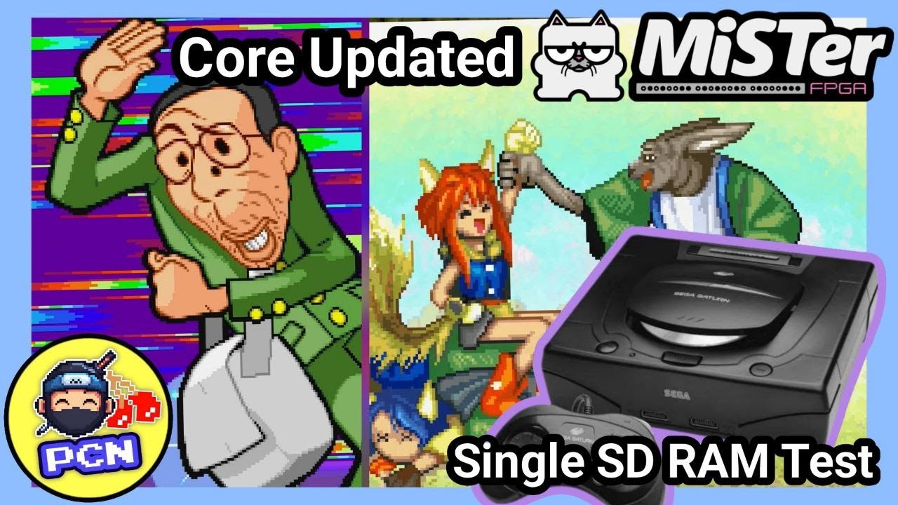 Core Update 20240110 | Single RAM Test | Sega Saturn | MiSTer FPGA ...