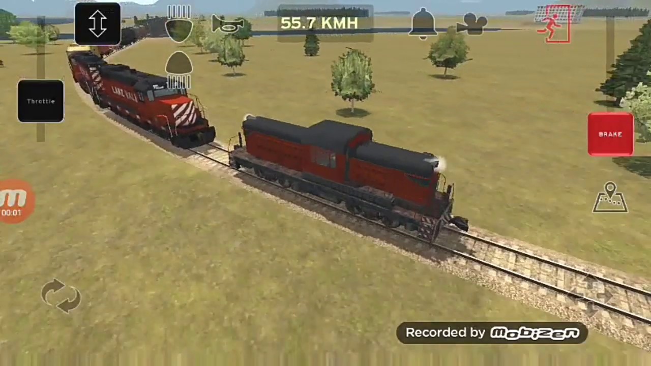 Неуправляемый поезд train and rail yard simulator - YouTube