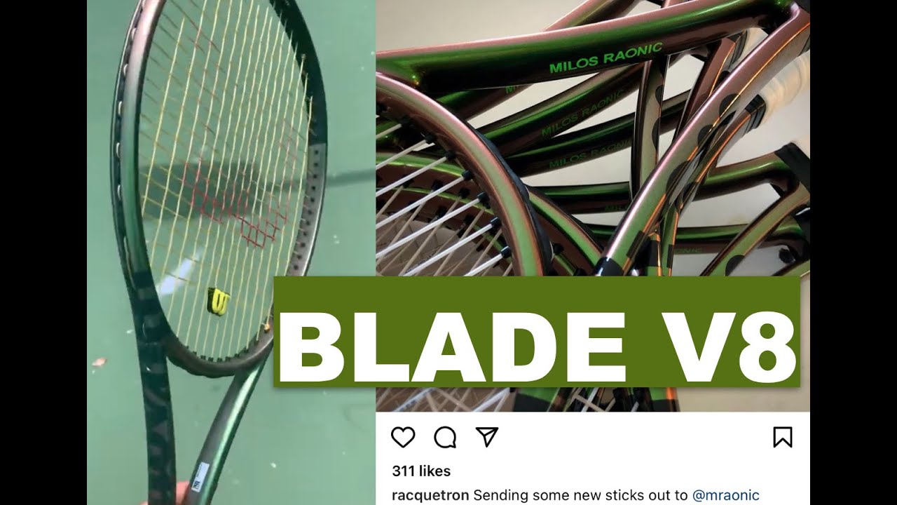 Wilson Blade V8 2021 Tennis Racket Release Information - YouTube