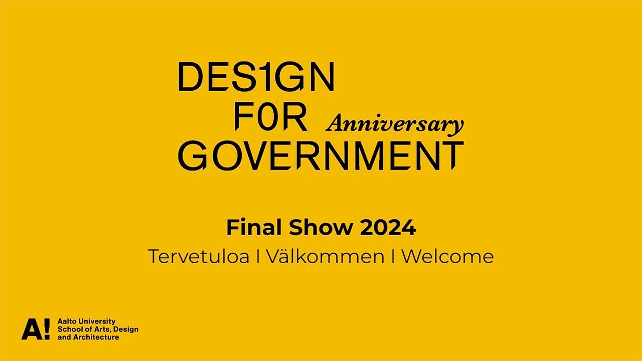 Design for Government – Final Show 2024 - YouTube
