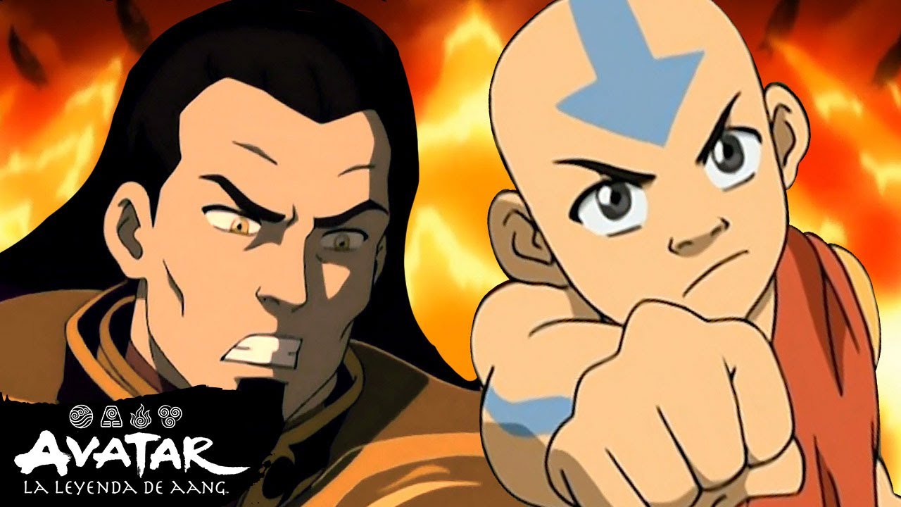 ¡Aang lucha contra el Señor del Fuego Ozai! 🔥 | Batalla Final | Avatar ...