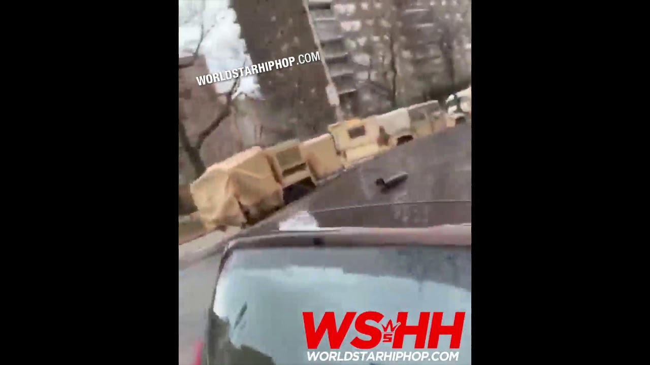 Army Military Vehicles Spotted In new york city - YouTube