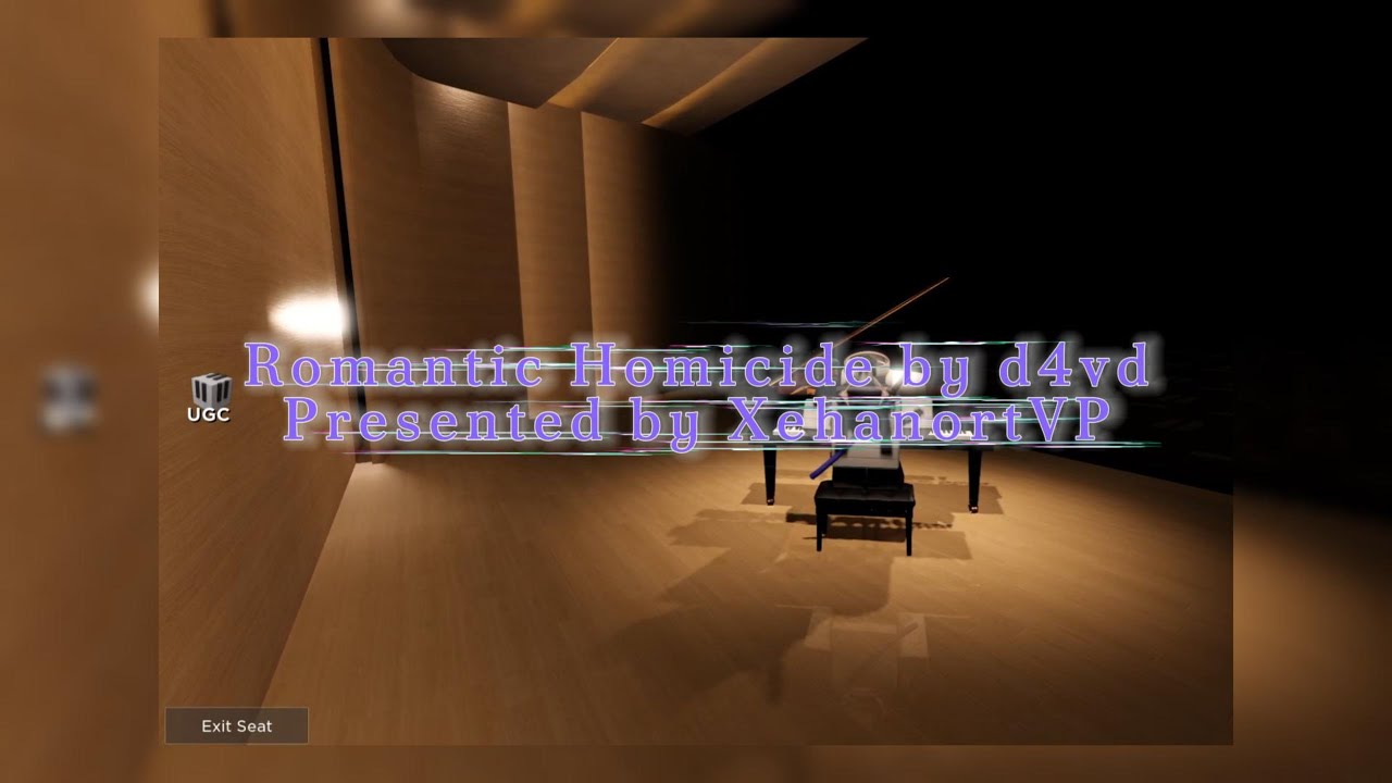 Romantic Homicide (d4vd) - Roblox Virtual Piano - YouTube