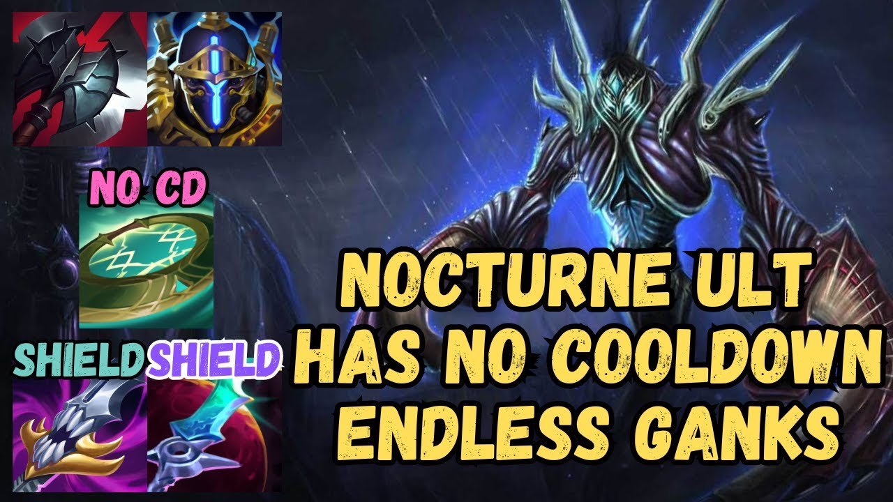 NOCTURNE BUT I HAVE NO ULT COOLDOWN ENEMY TEAM GIVES UP - YouTube