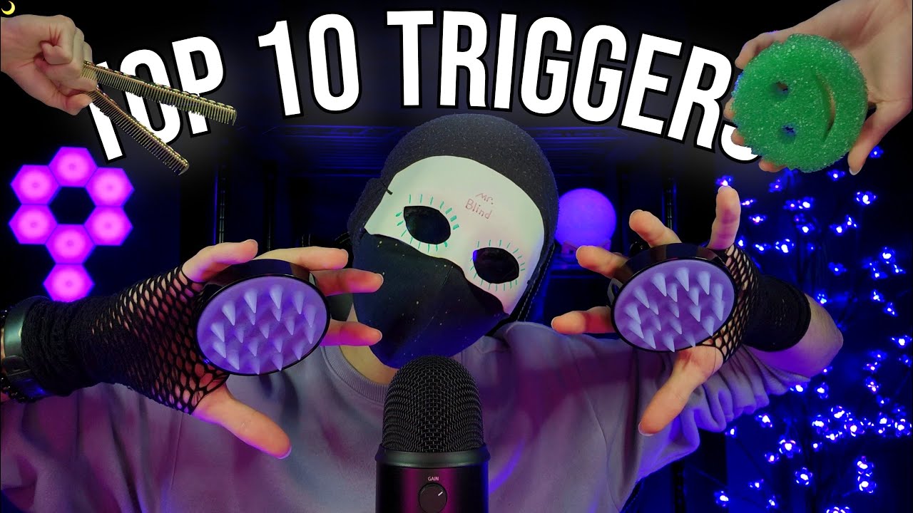 Top 10 Greatest ASMR Triggers For Sleep - YouTube