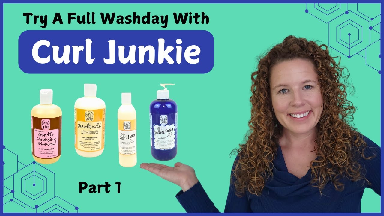 Trying A Full Washday With CURL JUNKIE | Part 1 | Unsure about these ...