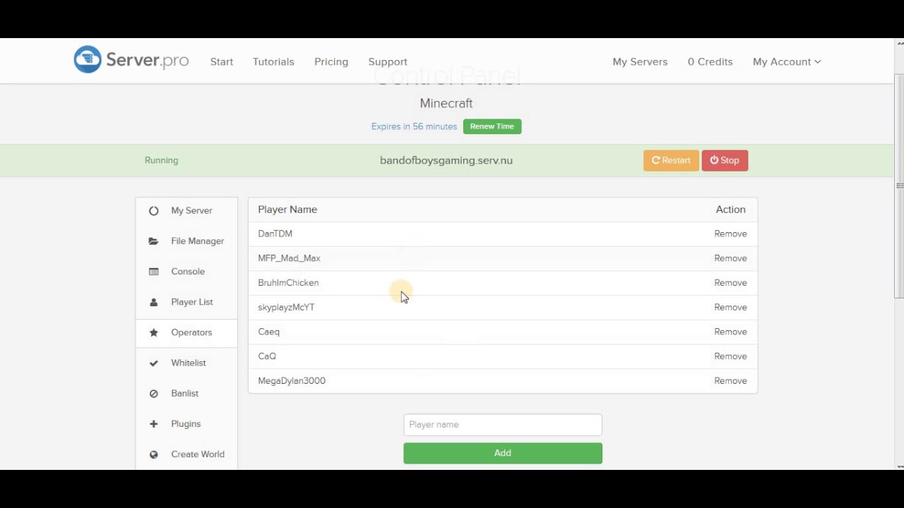 Server Console - YouTube