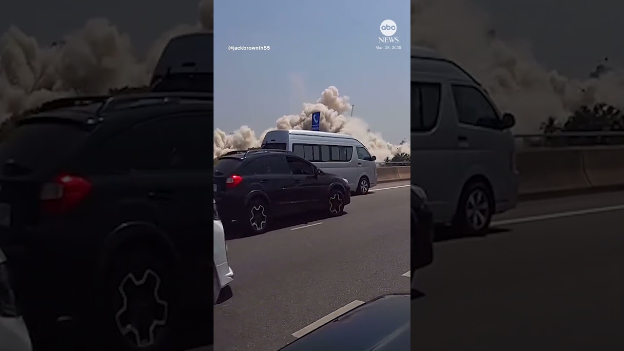 Skyscraper under construction collapses after deadly earthquake rocks ...
