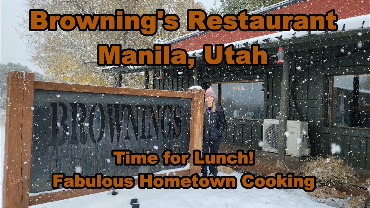 Browning's Restaurant in Manila Utah near Flaming Gorge Reservoir ...