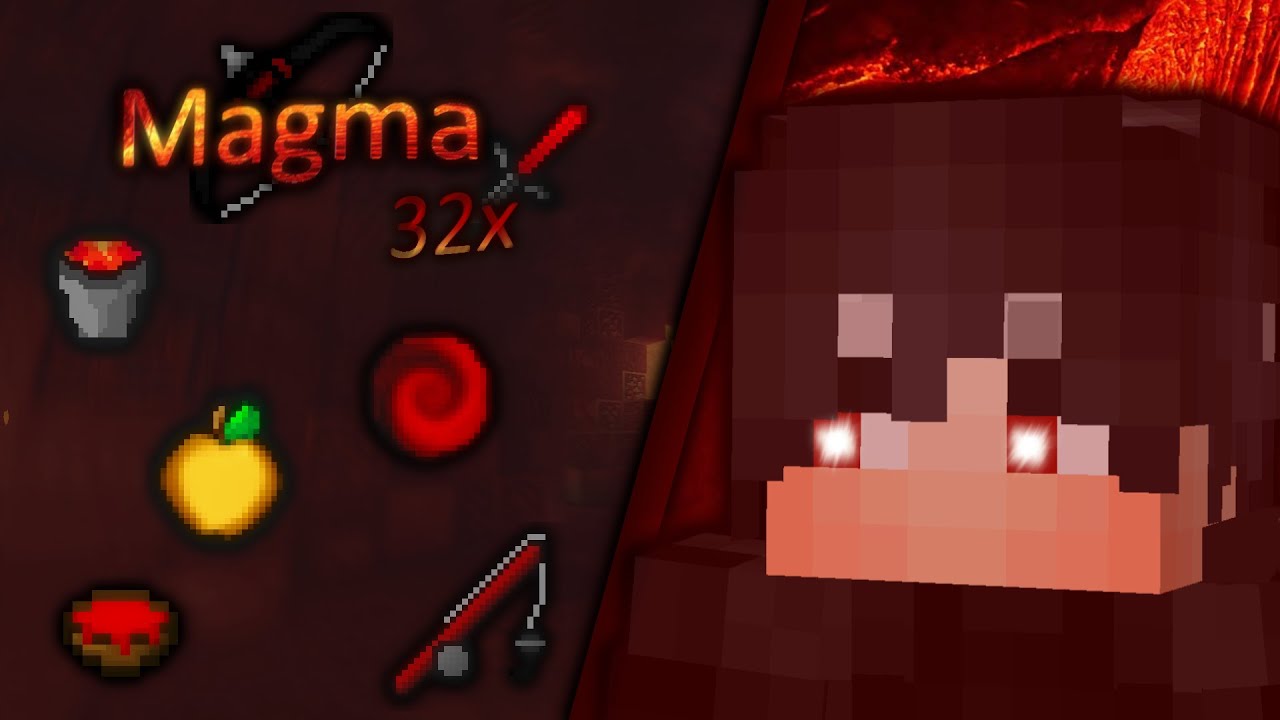 Magma 32x | Minecraft PvP TEXTURE PACK Showcase | ( +Download Link ...