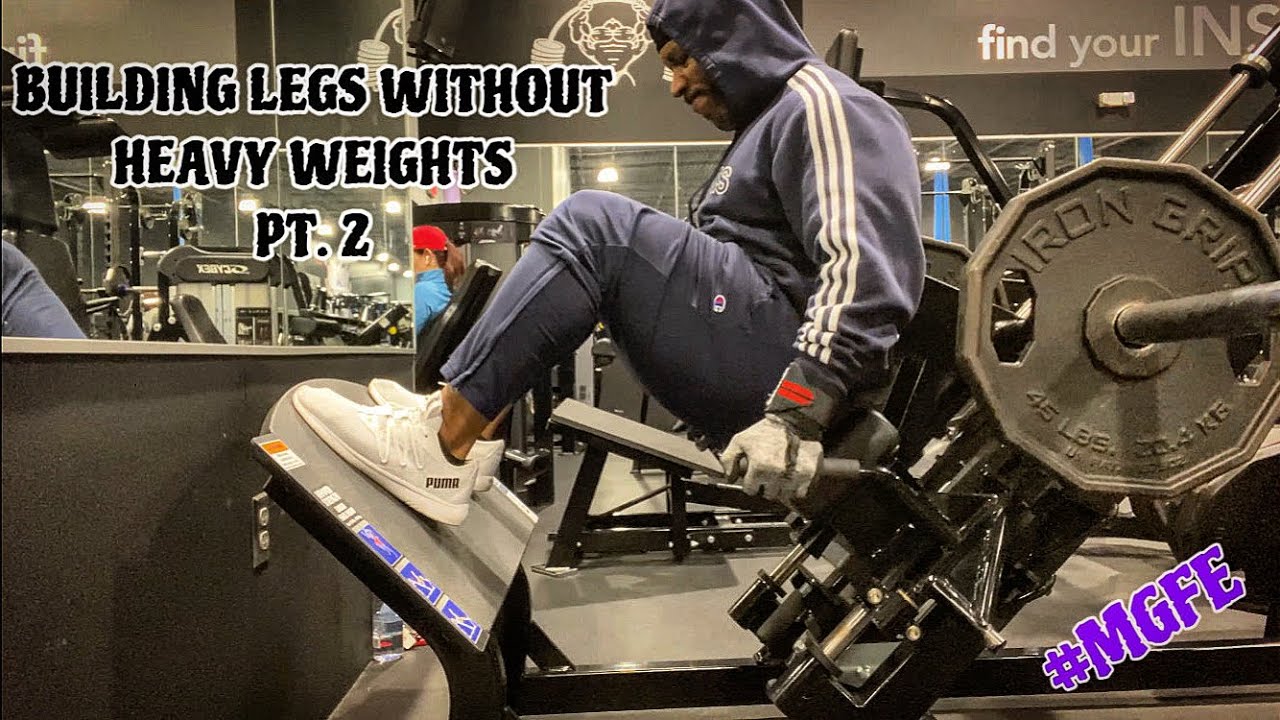 BUILDING LEGS WITHOUT HEAVY WEIGHTS pt. 2 - YouTube