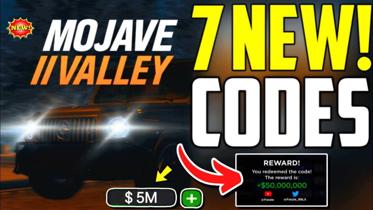 FRESH⚠️NEW! UPDATE⚠️MOJAVE VALLEY ROBLOX CODES 2025 - CODES FOR MOJAVE VALLEY 2025 - YouTube