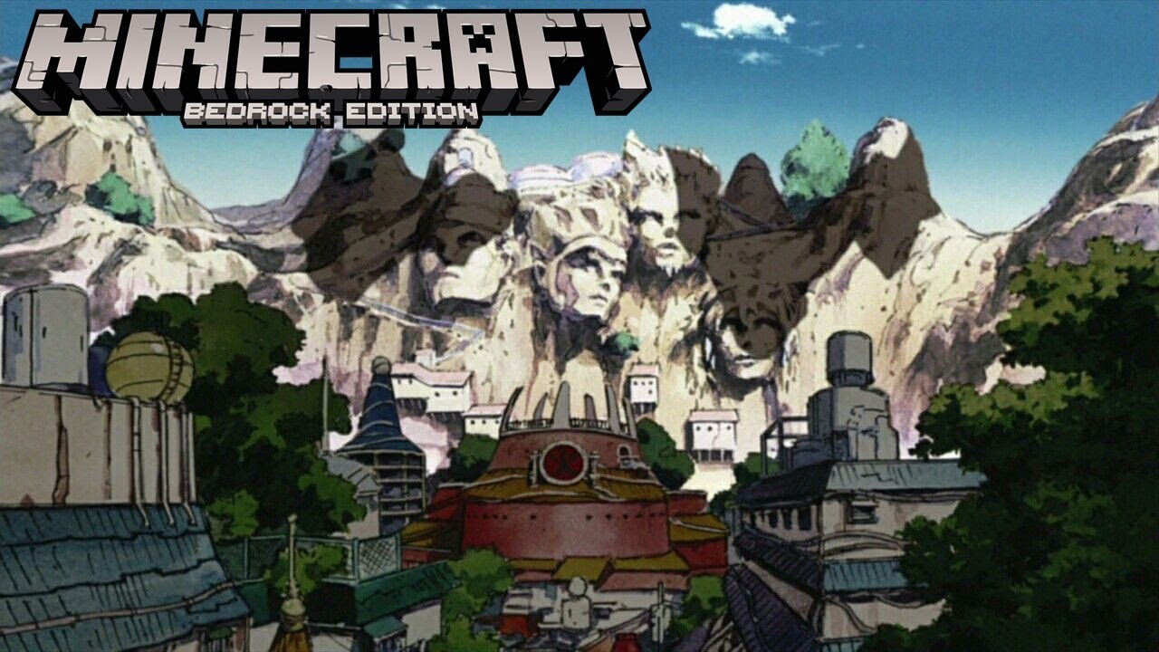 SAIU! NOVO MAPA DO NARUTO PARA MINECRAFT PE! (Minecraft bedrock edition ...