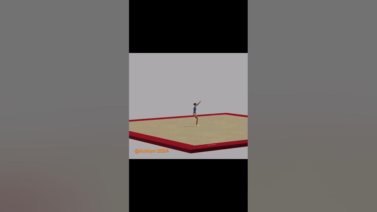 Artistic Gymnastics Floor Routine Gymnastics Dreambelieveachieve Youtube