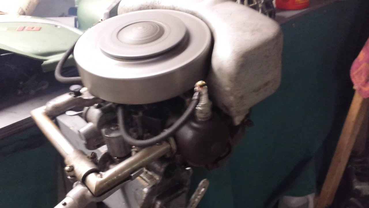 1928 Johnson A-35 vintage outboard - YouTube