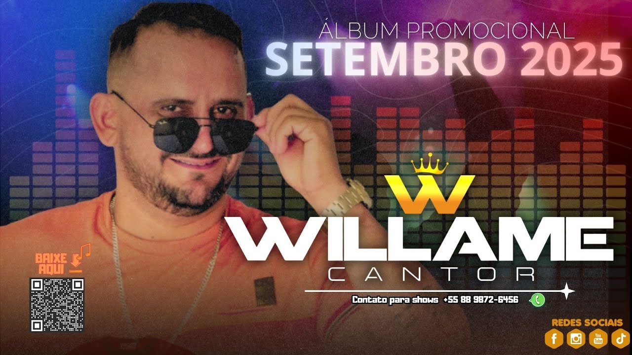 WILLAME CANTOR 🎤 📔ALBUM PROMOCIONAL MÊS DE SETEMBRO 2025 - YouTube