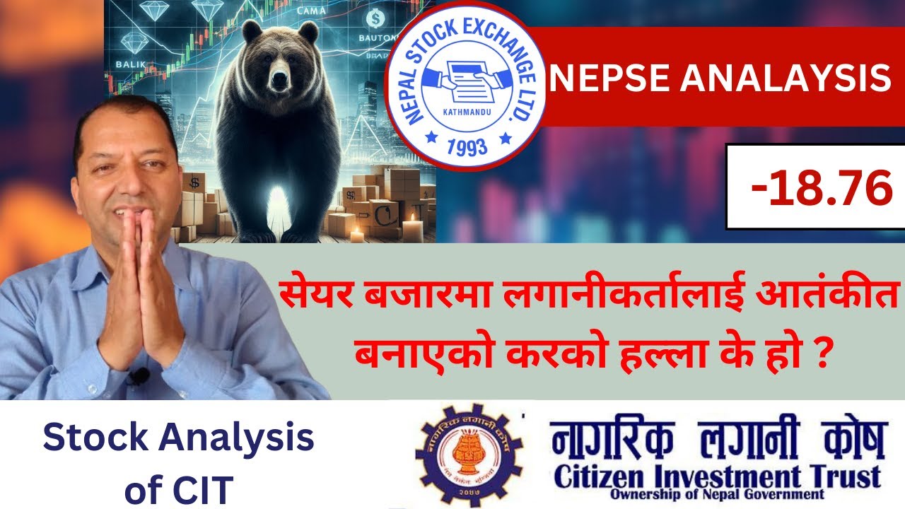 NEPSE Technical Analysis/NEPSE Update/NEPSE Chart Analysis/CIT Analysis ...
