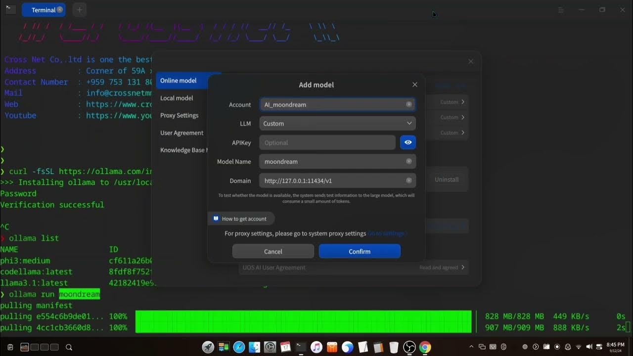 setup ollama as local AI assistant in linux - YouTube