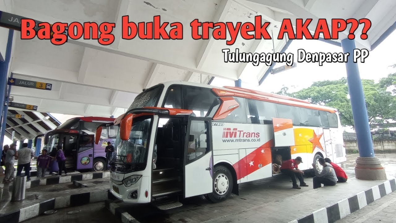 Bagong Buka trayek Denpasar Tulungagung? Review Bus Bagong Mtrans ...