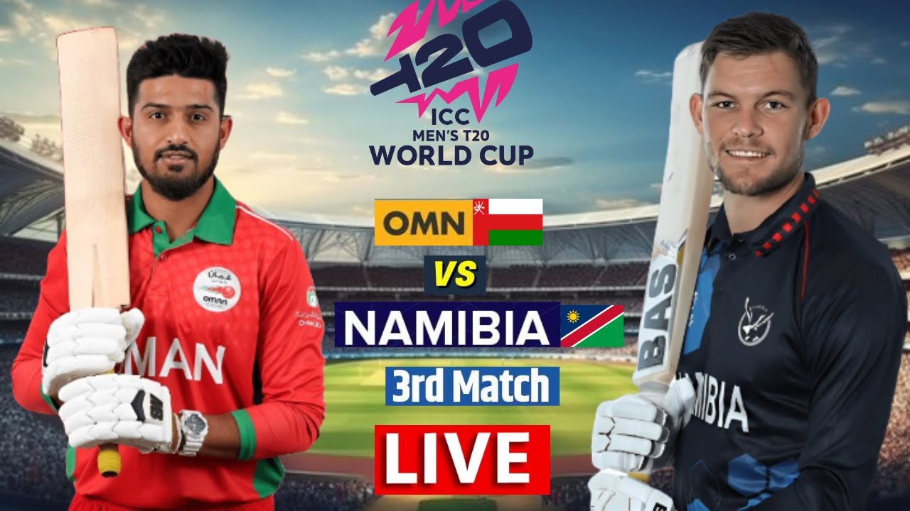 NAM VS OMN 3rd match t20 World Cup 2024 live | Namibia vs Oman 3rd ...