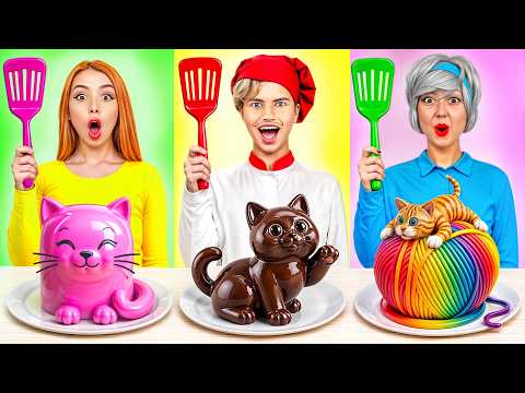 Desafio Culinário: Eu vs. Vovó vs. Chef! Melhores Ideias para Cozinhar por RATATA POWER