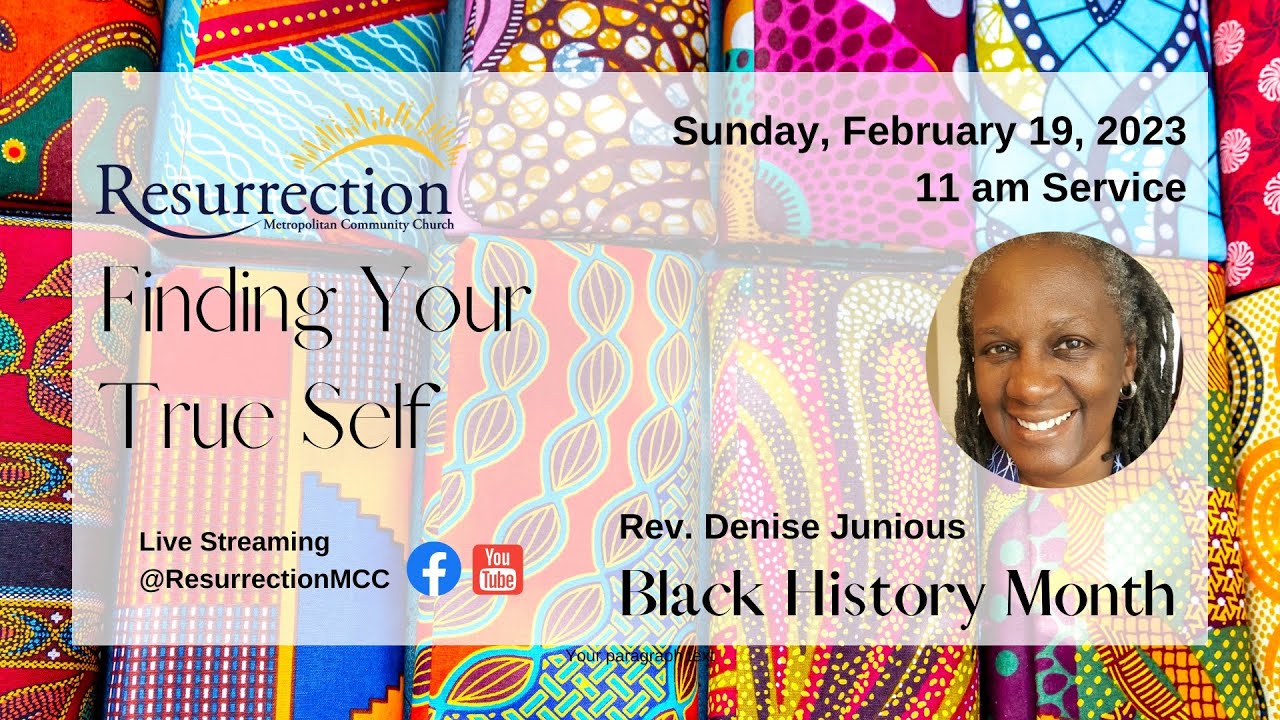 February 19, 2023 - Resurrection MCC Sunday Service - YouTube