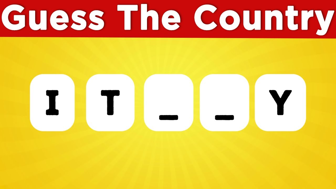 #GeoMindsChallenge: Guess the Missing Letters in Country Names - YouTube