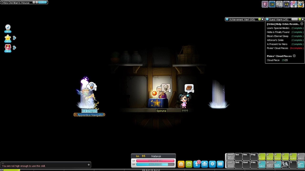 MapleStory Gameplay Part 17 | Orbis Quest Part 3 Completed - YouTube