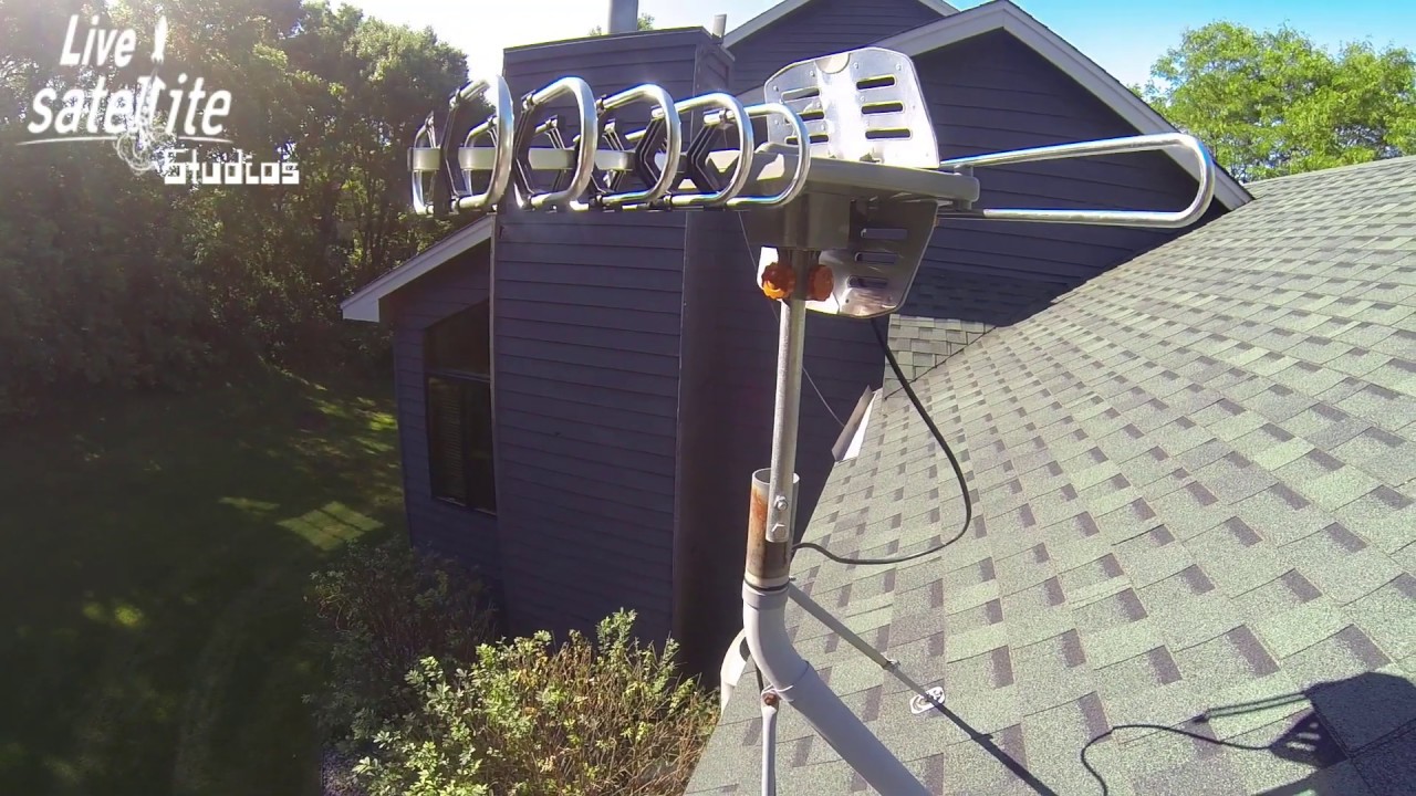 How to Modifying a DirecTV Mast for a HD TV Antenna - YouTube