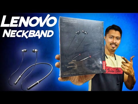 Lenovo Branded NeckBand Loud 🔊 Sound Bluetooth Box Pack - YouTube