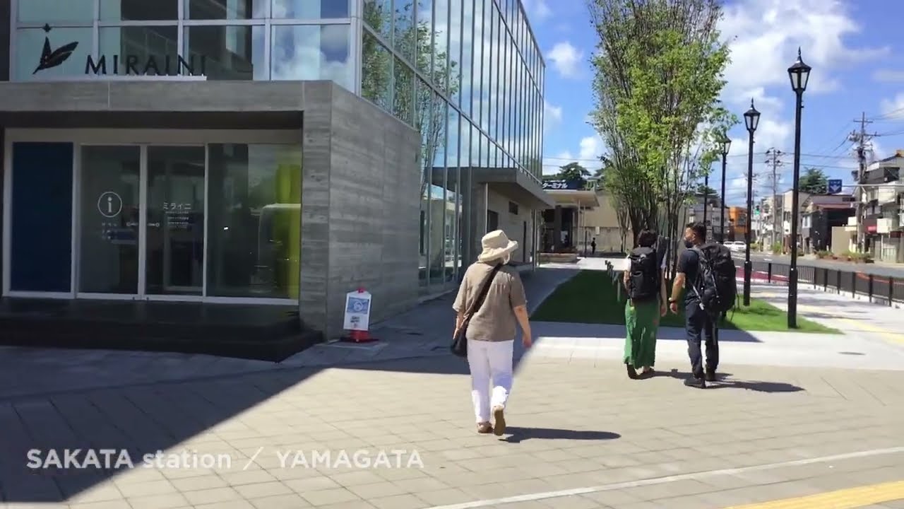Sakata station ／ YAMAGATA | 山形 酒田駅周辺 | 2022 夏 - YouTube