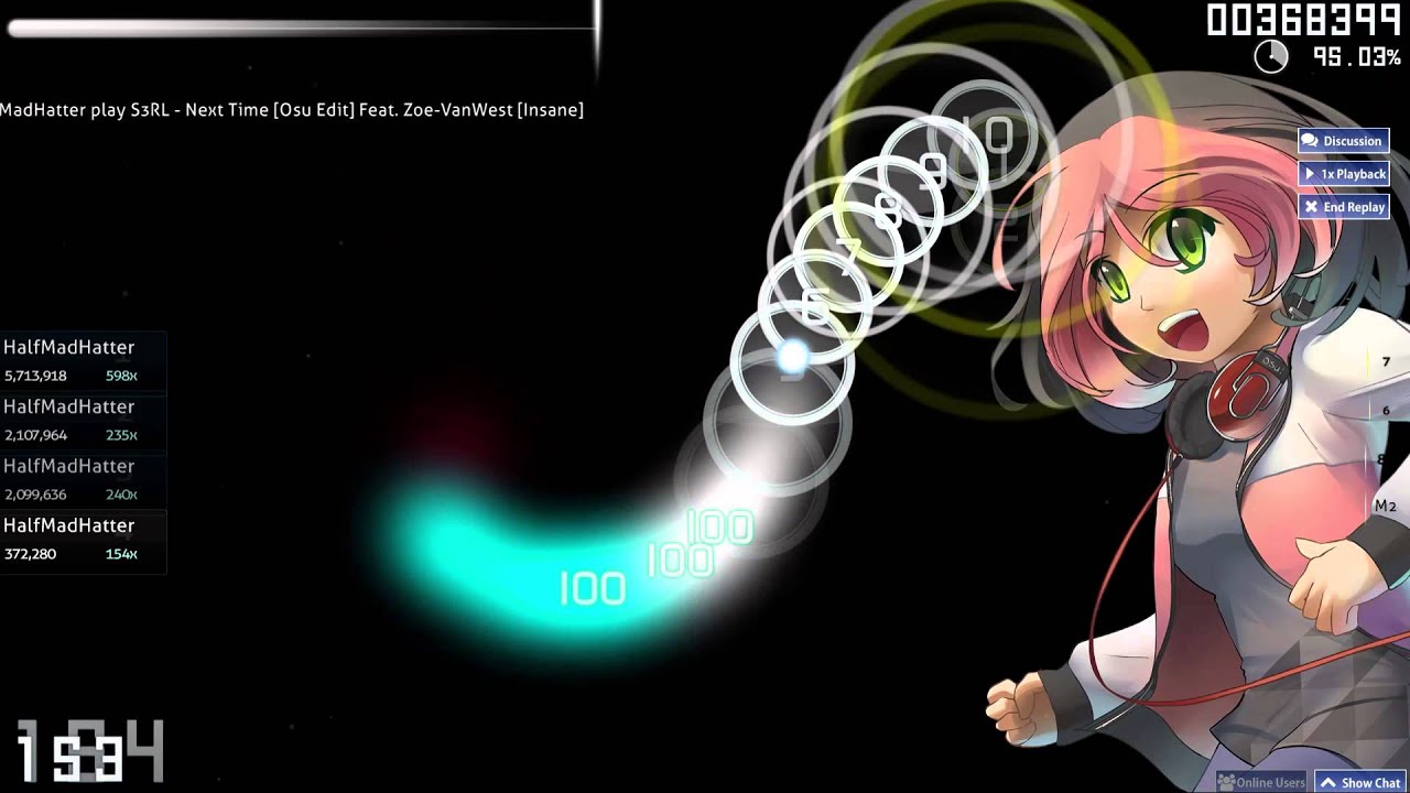 osu! S3RL - Next Time [Osu Edit] Feat. Zoe-VanWest - YouTube