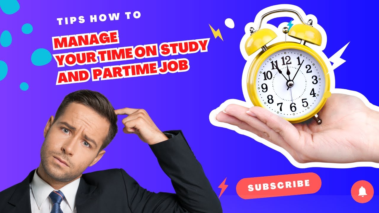How to manage time on study and partime job(maintain consistency) - YouTube