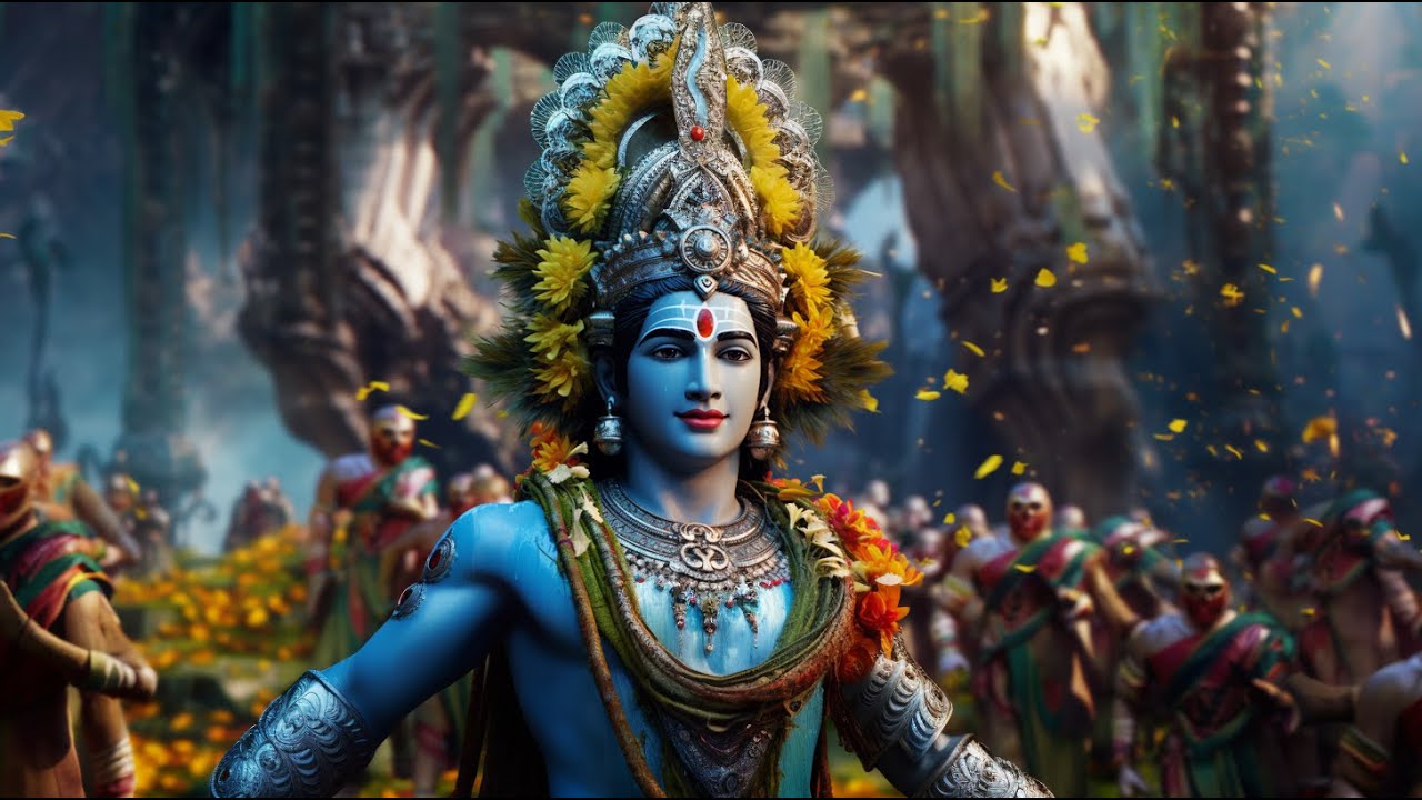 Lord Krishna concept art | Regeneration art | AI | Artist | Cosmos ...