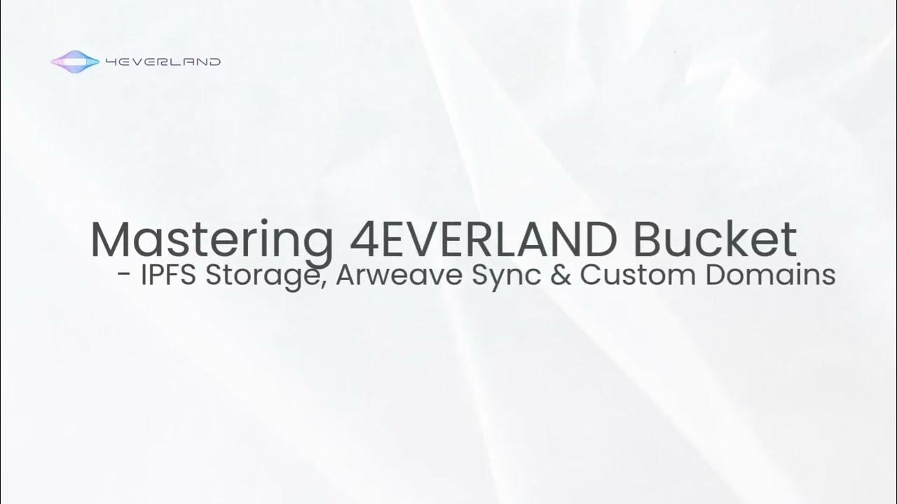 🎬 Master the 4EVERLAND Bucket like a pro!🔥 - YouTube