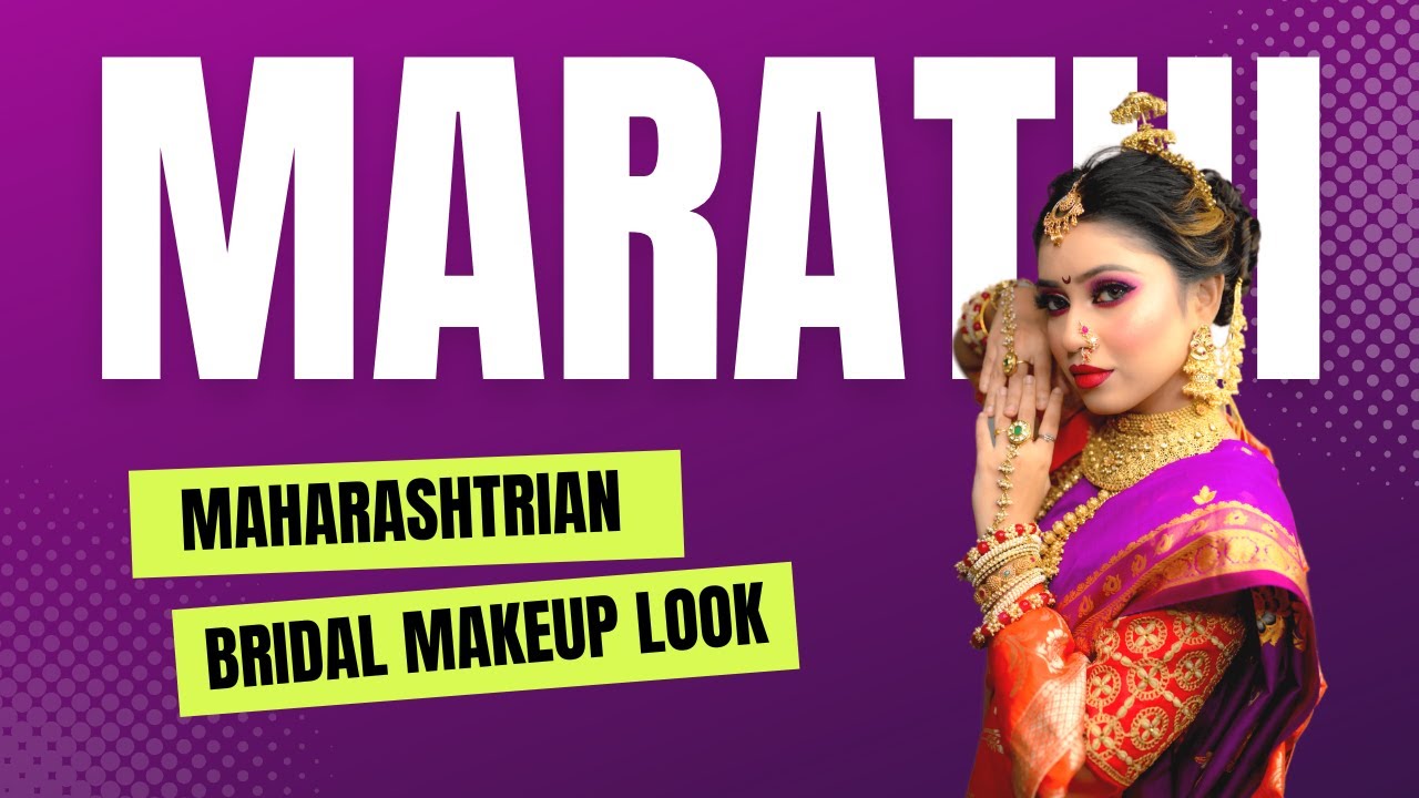 Maharashtrian/Marathi Bridal Makeup Look || Step by step full tutorial ...